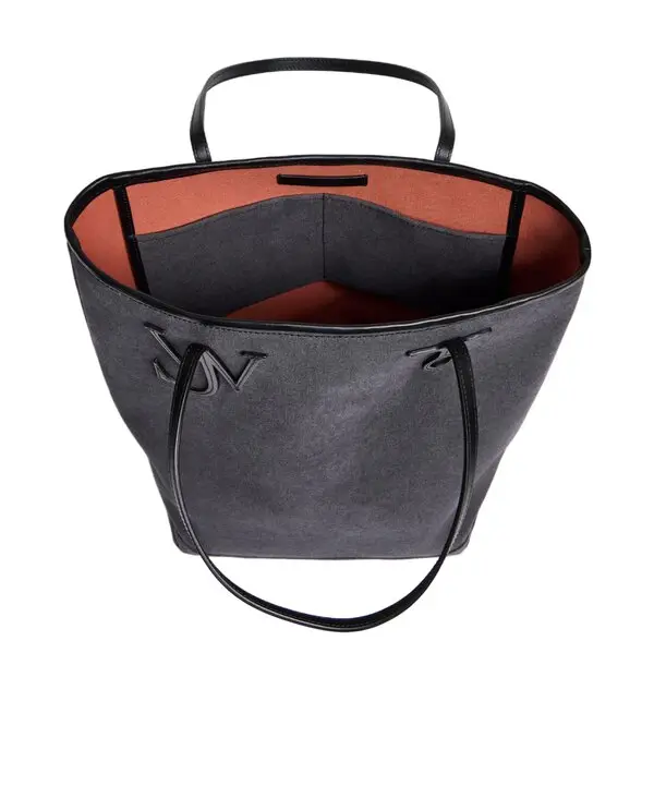 J.W.ANDERSON Large Anchor Canvas Tote In Navy