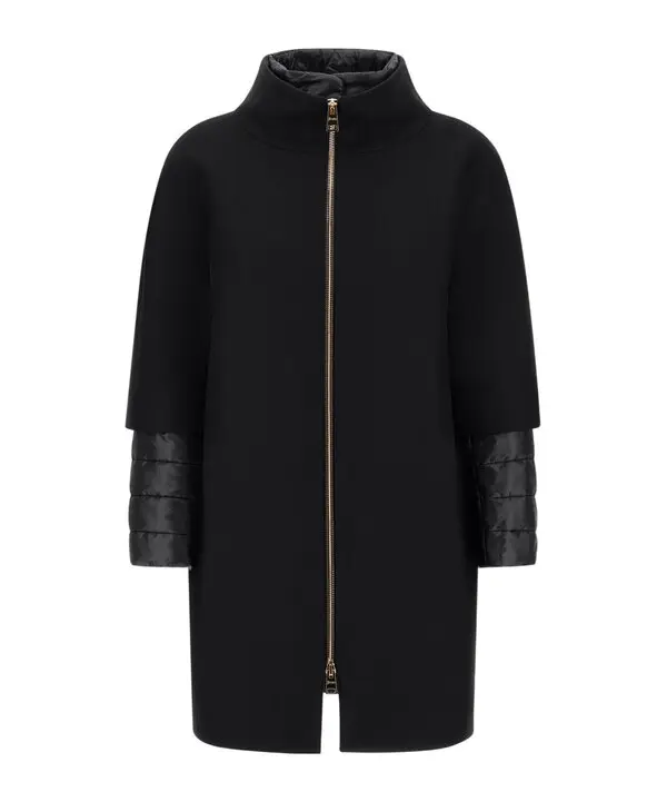 Herno Ecowool And Nylon Ultralight Coat