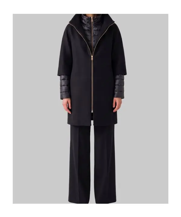 Herno Ecowool And Nylon Ultralight Coat