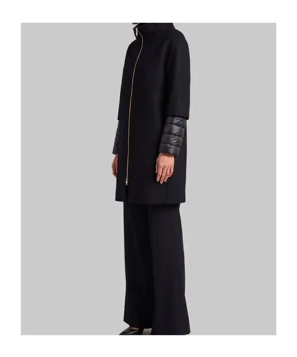 Herno Ecowool And Nylon Ultralight Coat