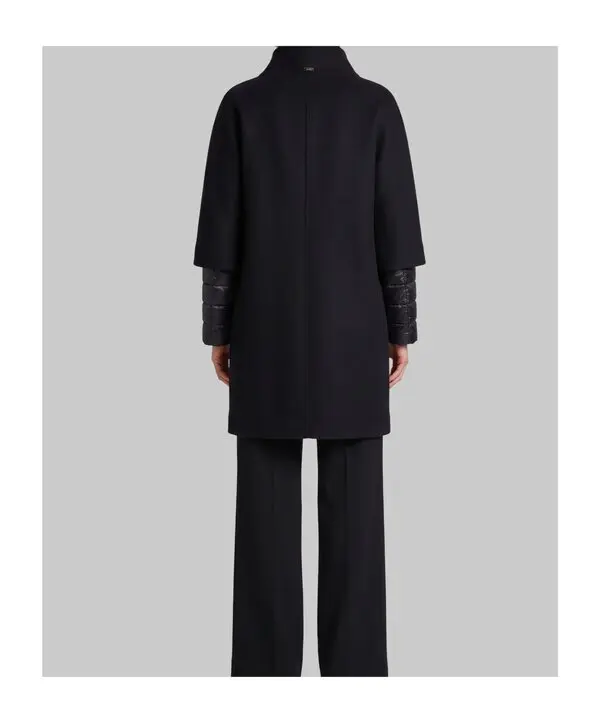 Herno Ecowool And Nylon Ultralight Coat