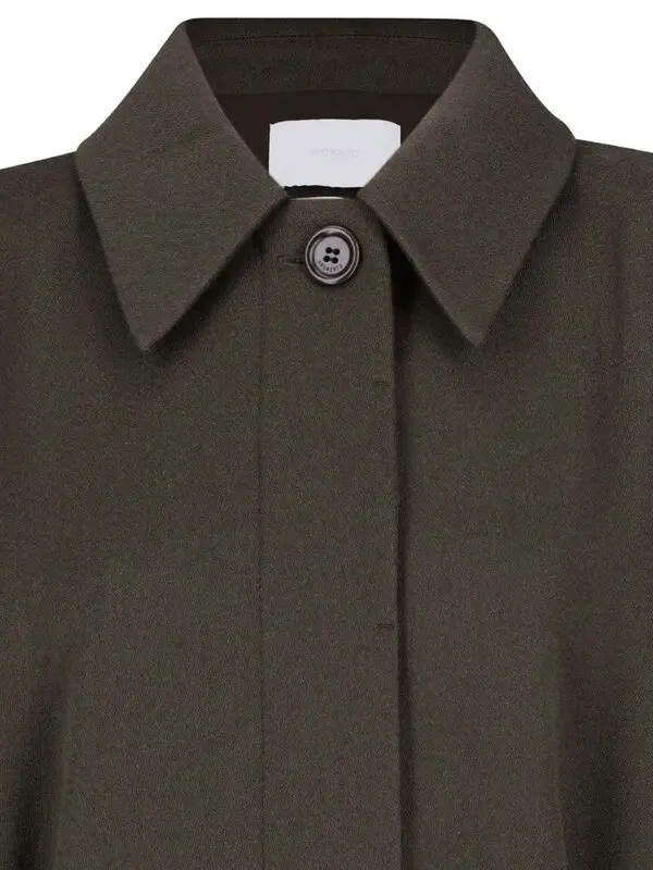 AMOMENTO Belted Wool Jacket