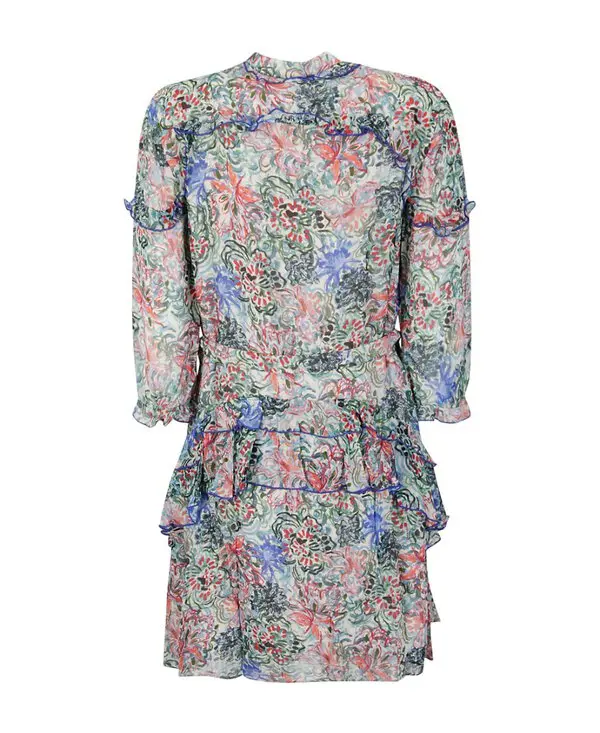 Saloni Floral Pattern Dress