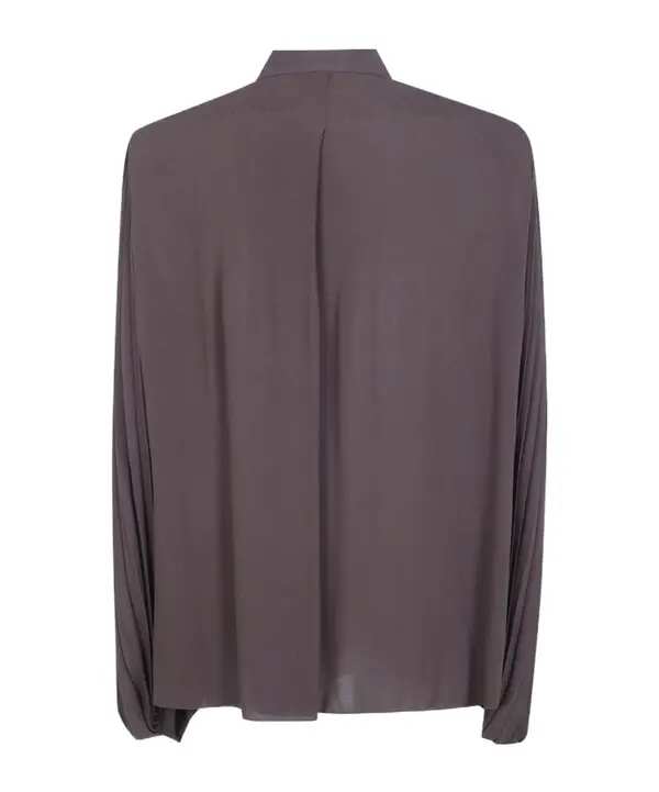 TOM FORD Pleated Pussy-bow Buttoned Shirt