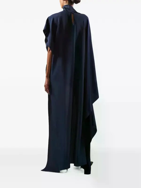 TALLER MARMO California Fringed Asymmetric Mini Dress