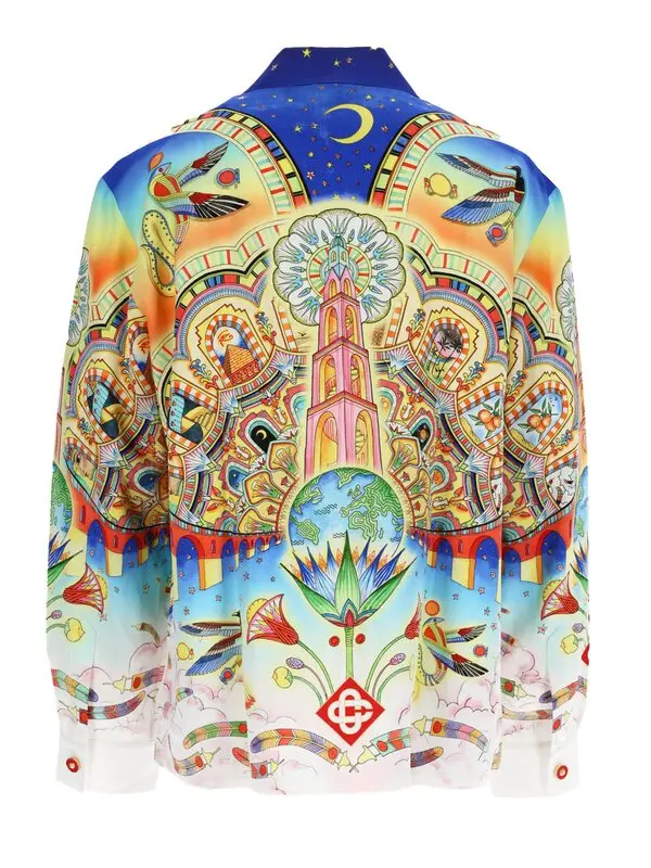 Casablanca Camicia Con Stampa - Multicolour