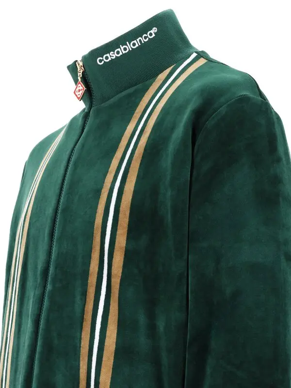 Casablanca Giacca In Velluto Con Zip