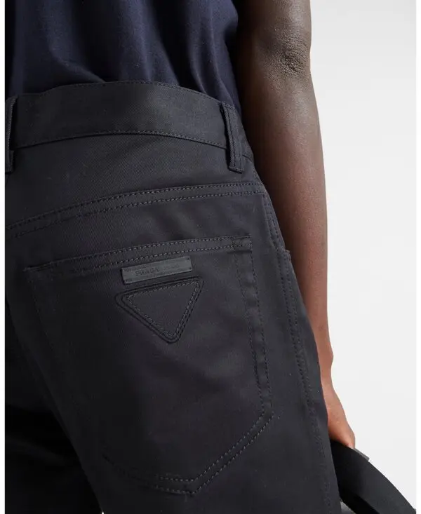 Prada Five-pocket Stretch Drill Jeans