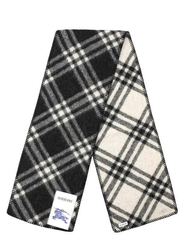 Burberry Sciarpa Con Stampa "check