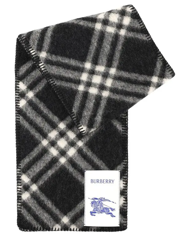 Burberry Sciarpa Con Stampa "check