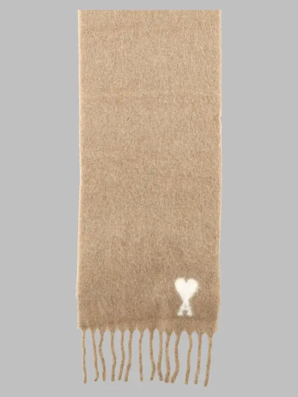 AMI Paris Sciarpa Con Logo