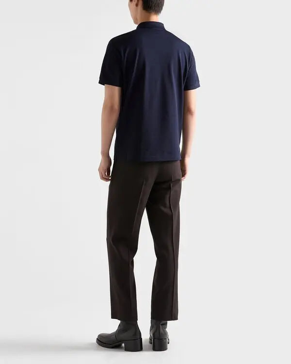 Prada Pique Polo Shirt