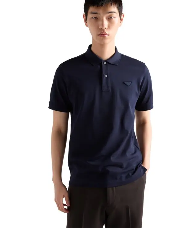 Prada Pique Polo Shirt