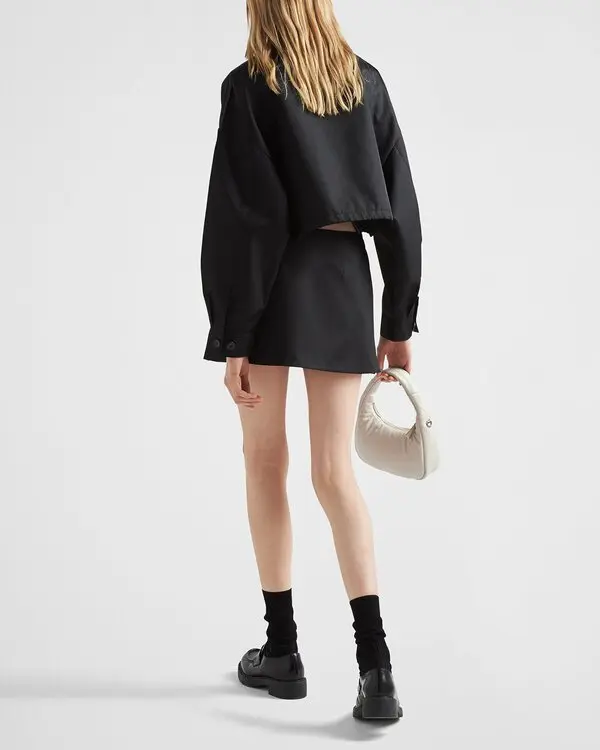 Prada Re-nylon Cropped Blouson Jacket