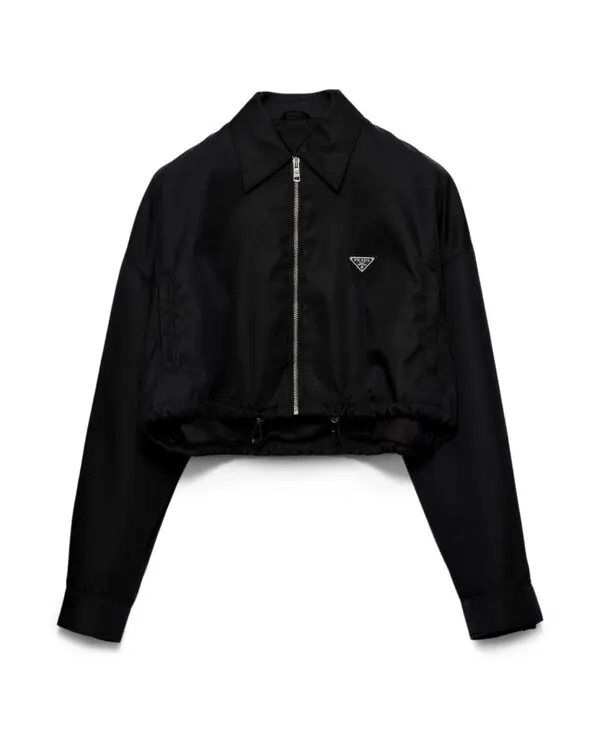 Prada Re-nylon Cropped Blouson Jacket