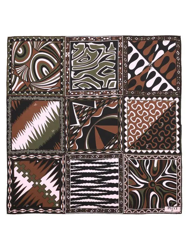 Emilio Pucci Carré Con Mix Di Stampe