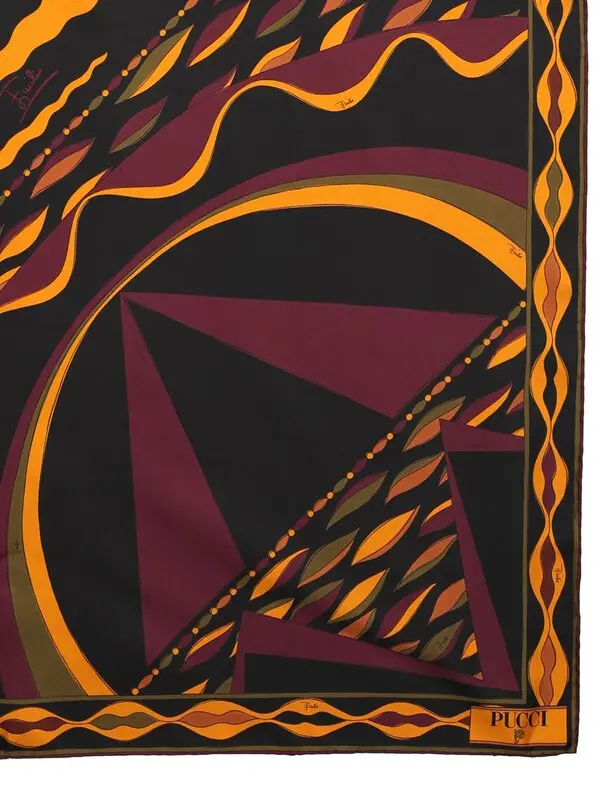 Emilio Pucci Carré Con Mix Di Stampe - Multicolour