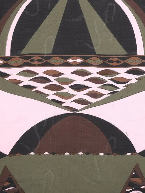 Emilio Pucci Pashmina Con Stampa Dune
