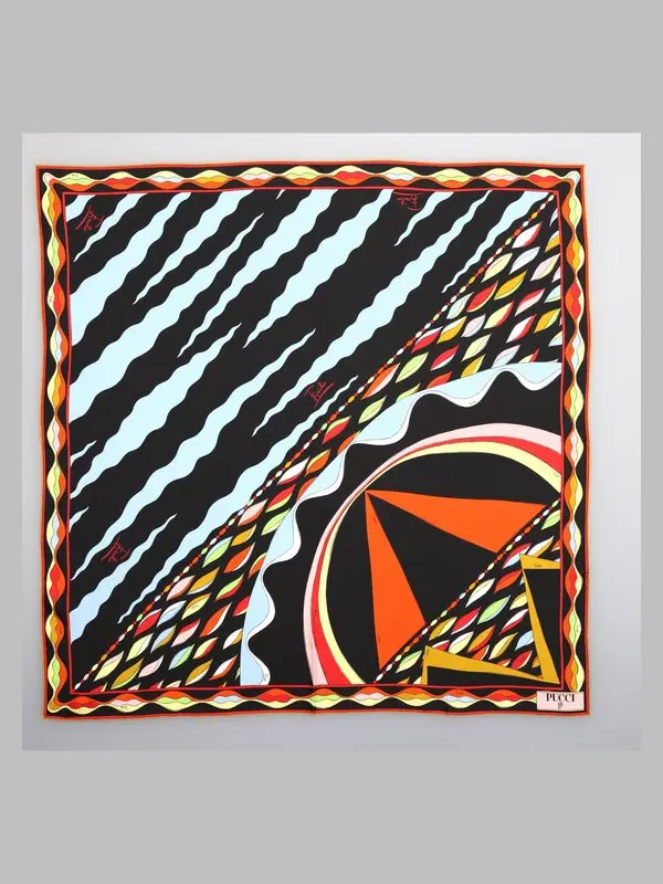 Emilio Pucci Carré Con Mix Di Stampe - Multicolour