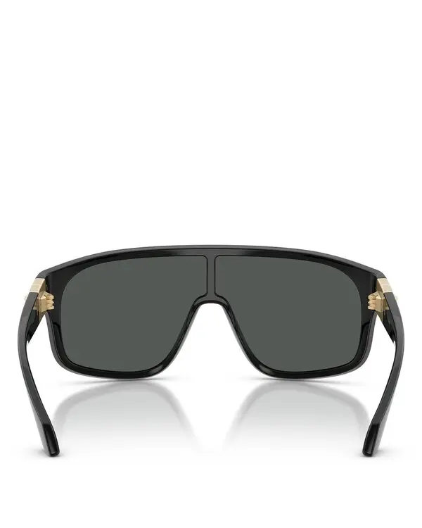 Versace Rectangular Shield Sunglasses, 131mm