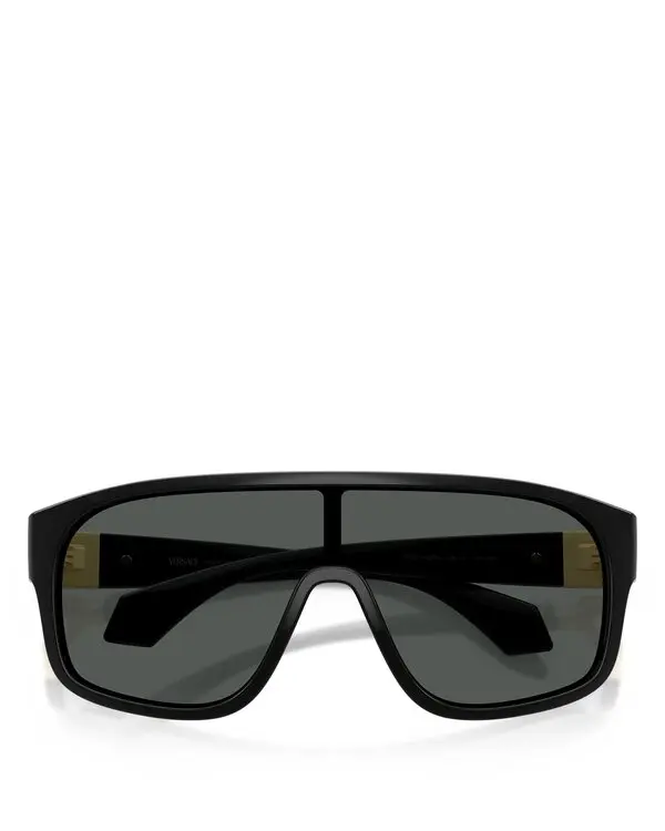 Versace Rectangular Shield Sunglasses, 131mm