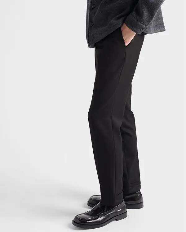 Prada Wool Pants - Black