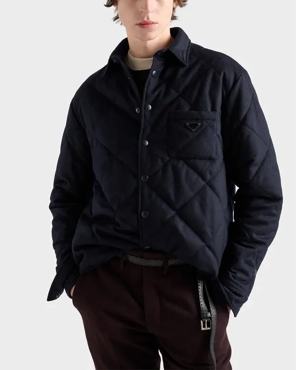 Prada Padded Cashmere Shirt