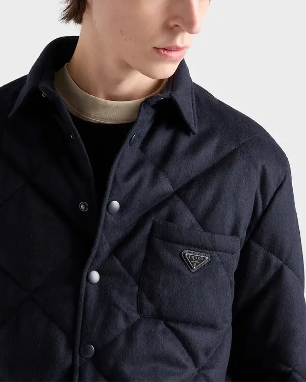 Prada Padded Cashmere Shirt
