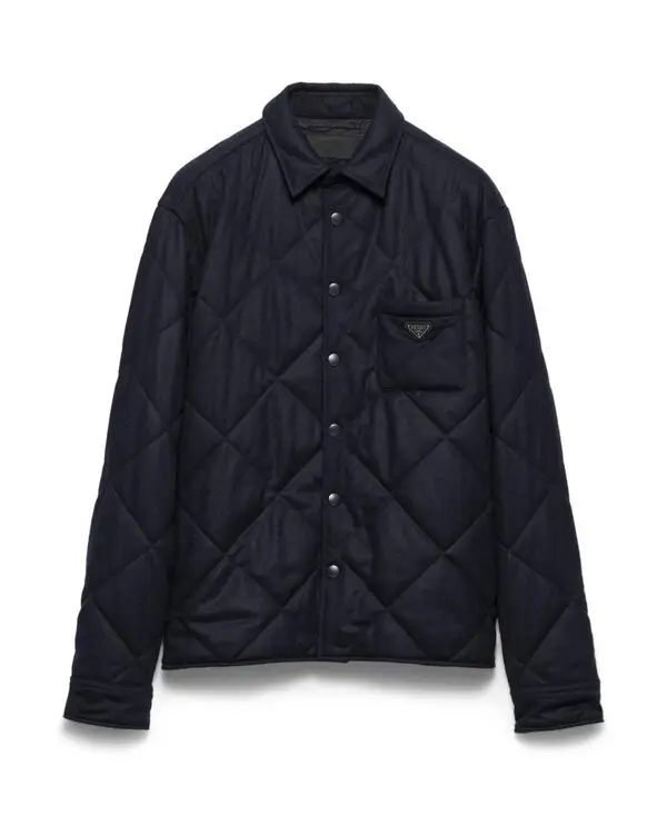 Prada Padded Cashmere Shirt