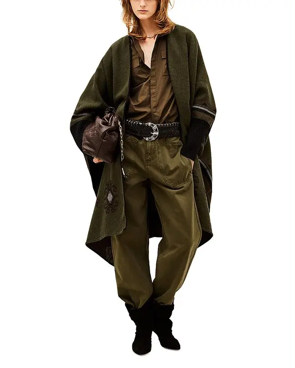 Ba&sh Pongo Reversible Poncho