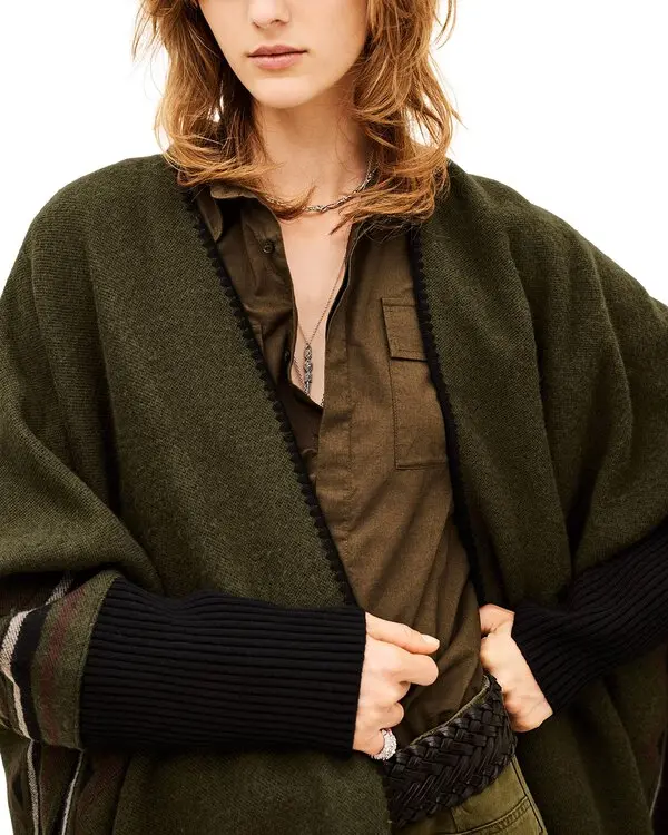 Ba&sh Pongo Reversible Poncho