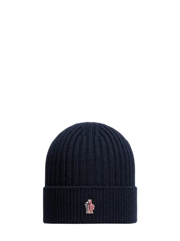 Moncler Logo Hat - Blue