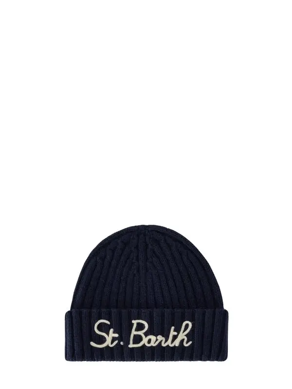 MC2 SAINT BARTH Wengen Beanie With St. Barth Embroidery