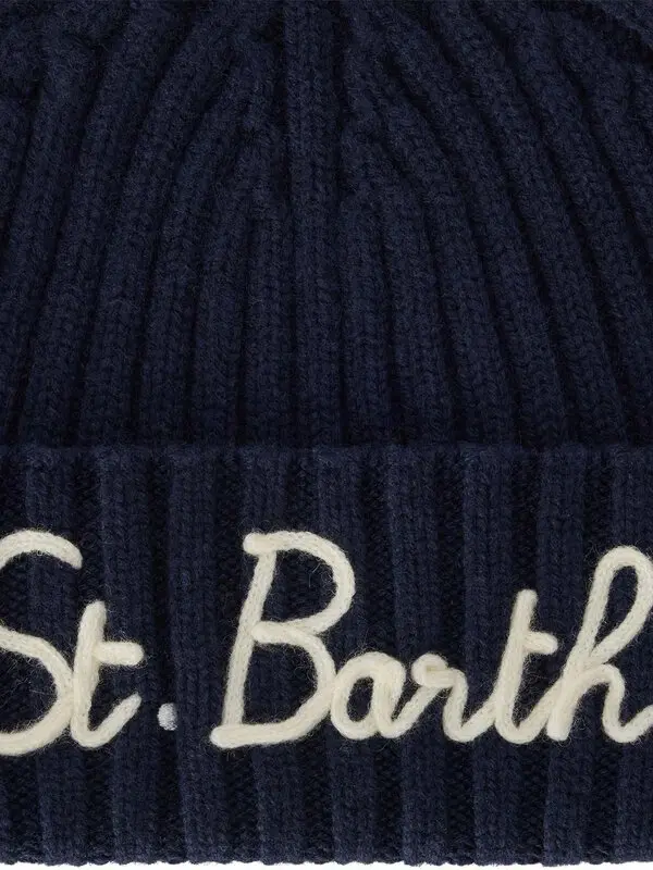 MC2 SAINT BARTH Wengen Beanie With St. Barth Embroidery