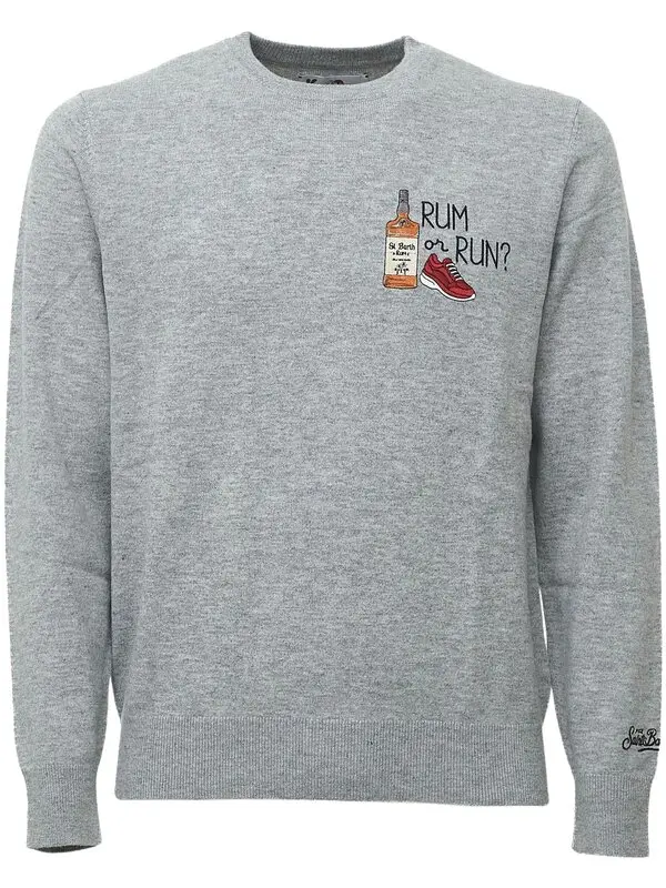 MC2 SAINT BARTH Heron Embroidered Sweater