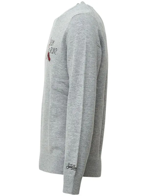 MC2 SAINT BARTH Heron Embroidered Sweater