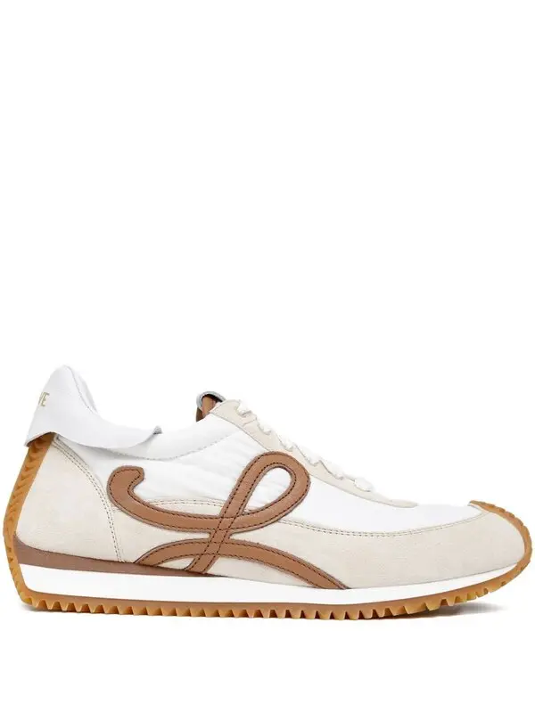 Loewe Flow Runner Nylon And Suede Sneakers - Brown