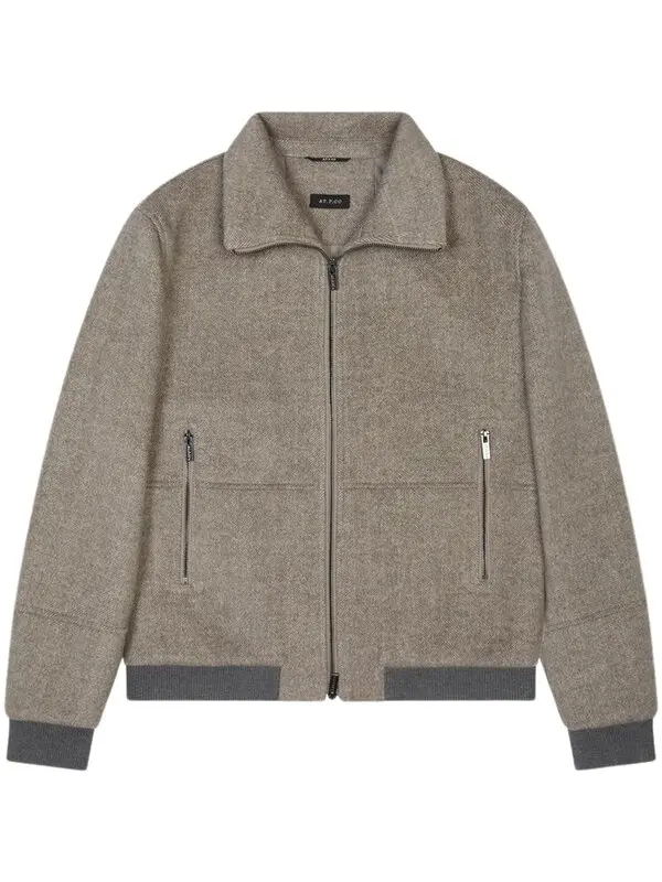 AT.P.CO Denny Wool Bomber Jacket