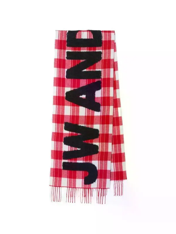 JW Anderson Logo-intarsia Scarf