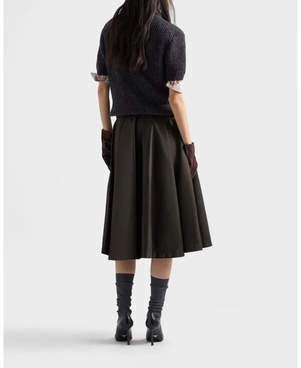 Prada Re-nylon Skirt - Brown