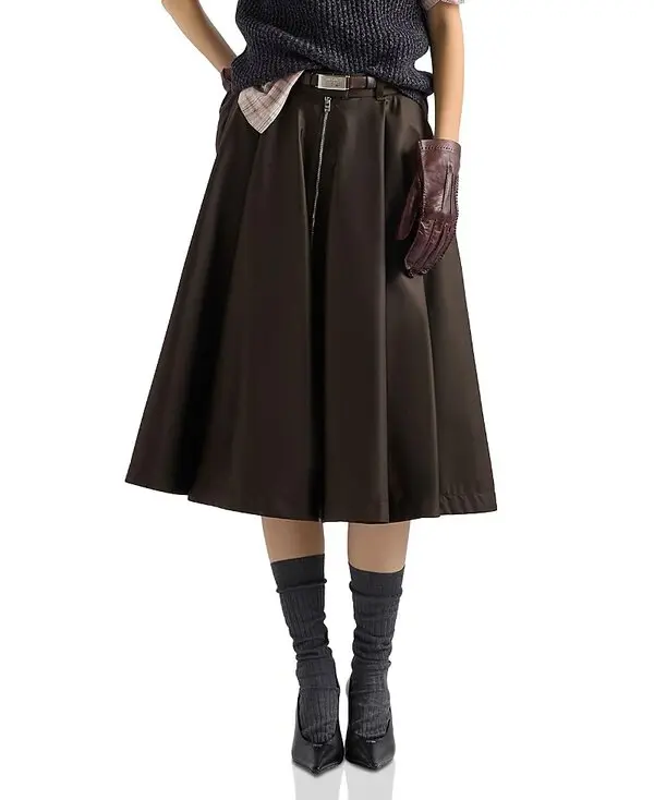Prada Re-nylon Skirt - Brown