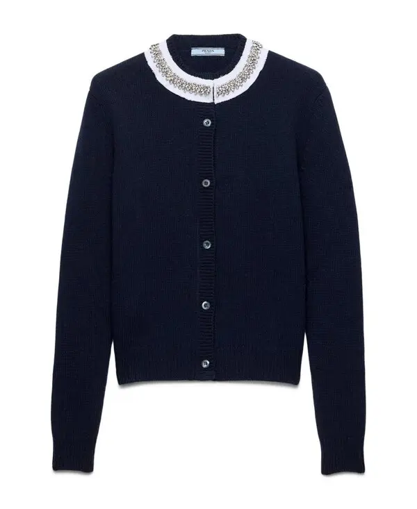 Prada Wool And Cashmere Cardigan