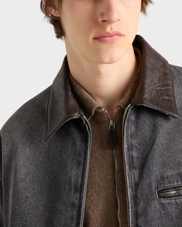 Prada Denim Blouson Jacket