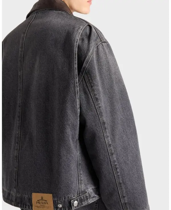 Prada Denim Blouson Jacket