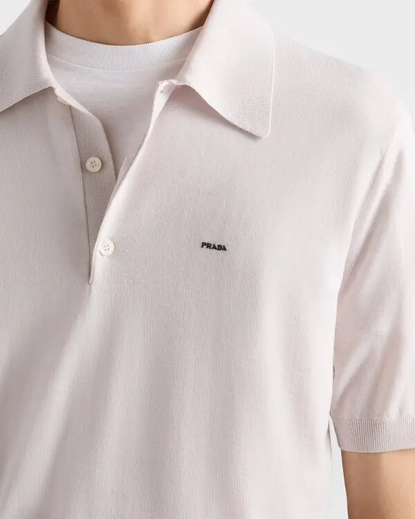 Prada Superfine Wool Polo Shirt