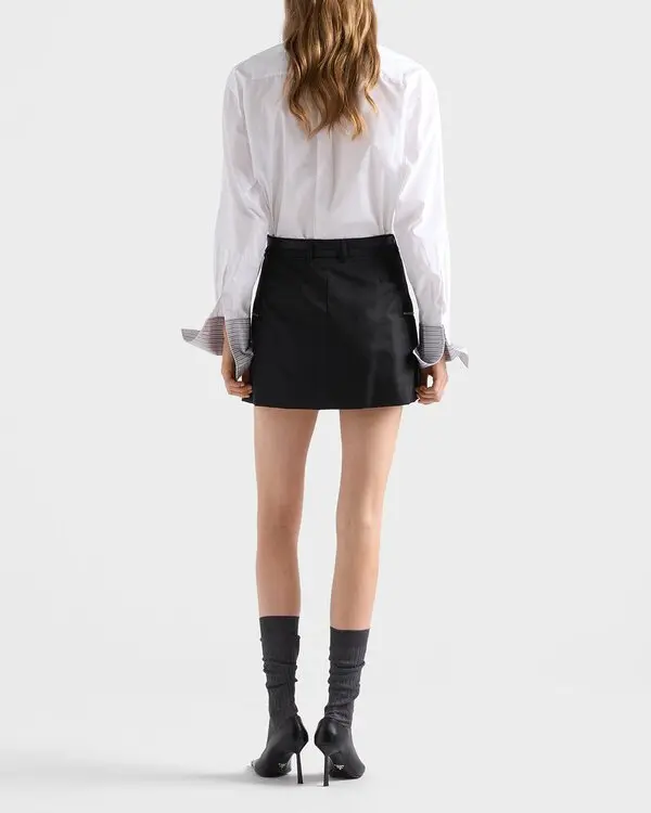 Prada Prda Re-nylon Skirt