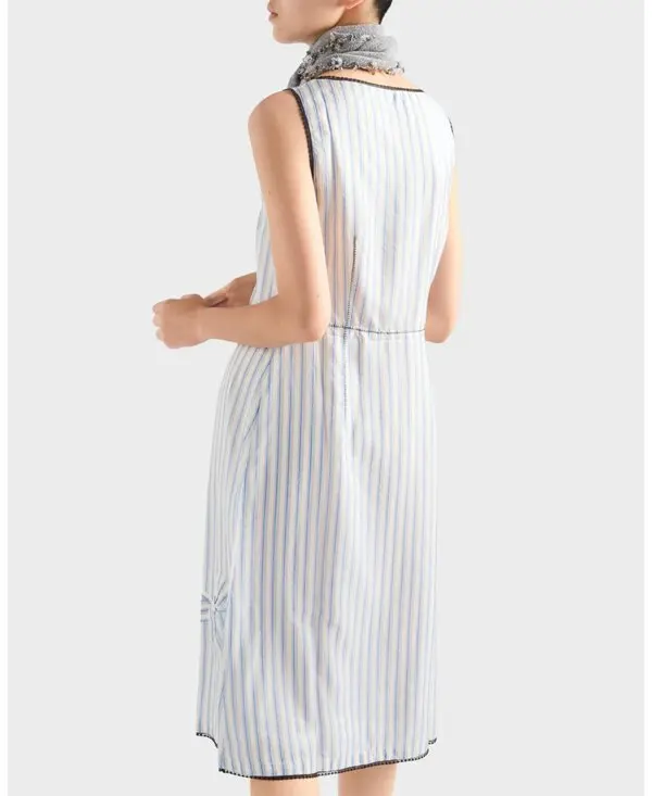 Prada Striped Dress With Bow