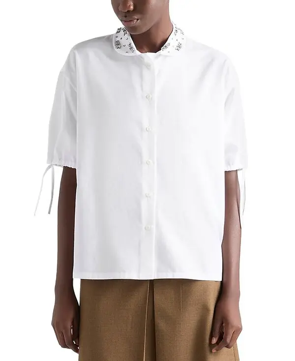 Prada Poplin Shirt - White