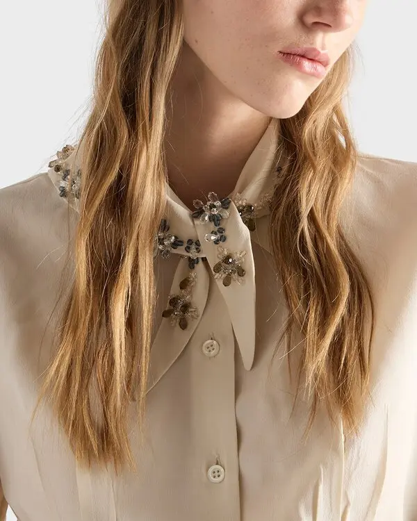 Prada Silk Marocain Shirt