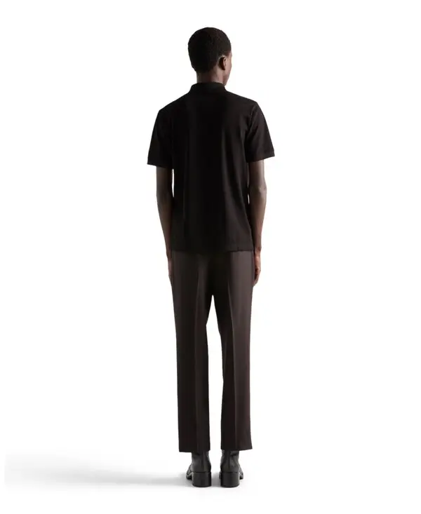 Prada Pique Polo Shirt